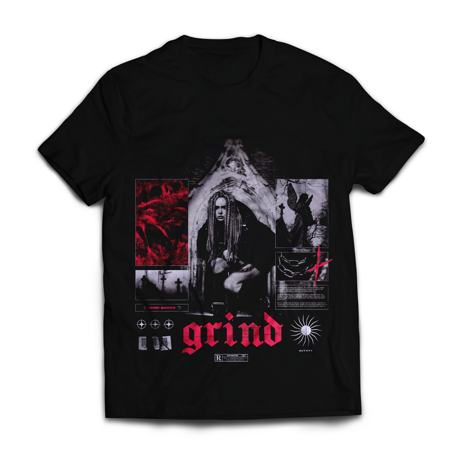 GRIND Tee – Mimi Barks Merchandise